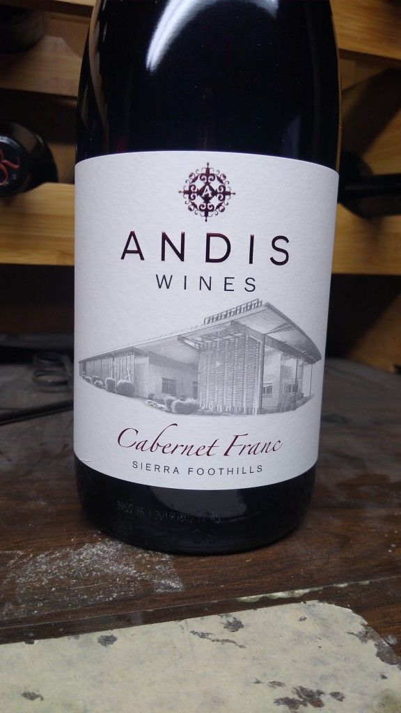2018 Andis Wines Cabernet Franc, USA, California, Sierra Foothills ...