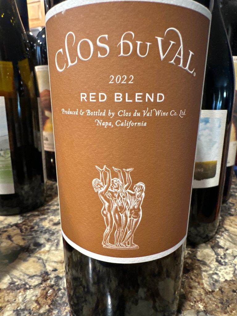 2022 Clos du Val Red Blend, USA, California - CellarTracker