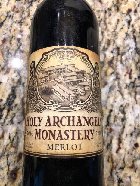 2020 HOLY ARCHANGELS MONASTERY Merlot, USA, California - CellarTracker