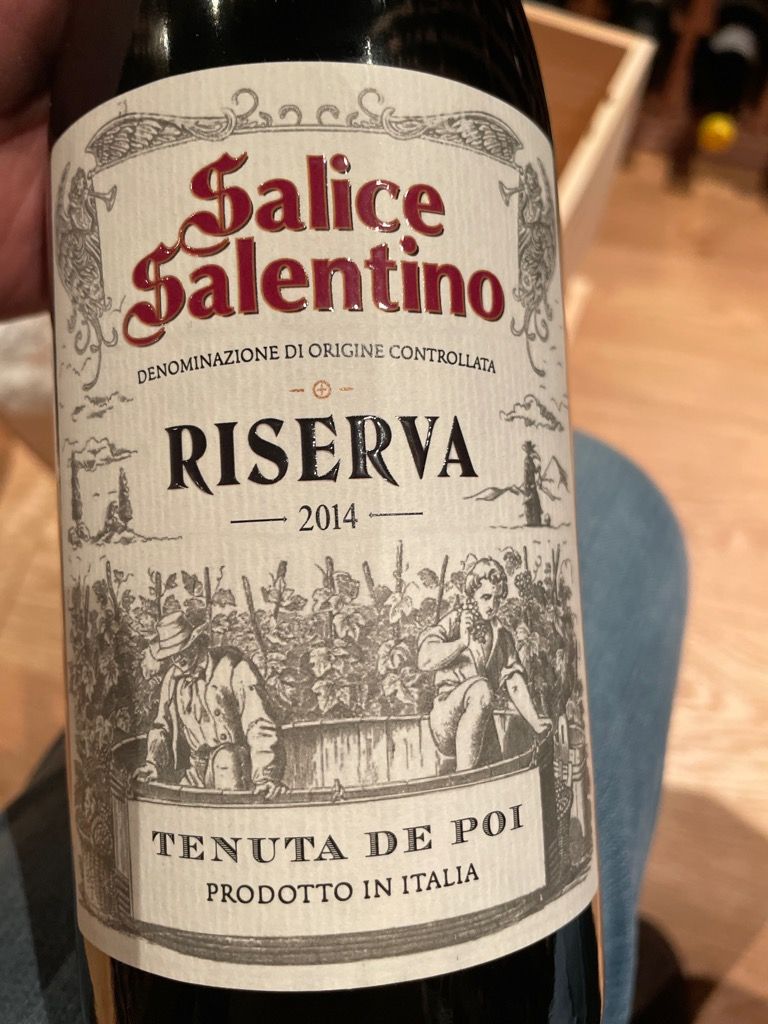 2014 Tenuta de Poi Salice Salentino Riserva, Italy, Puglia, Salice ...