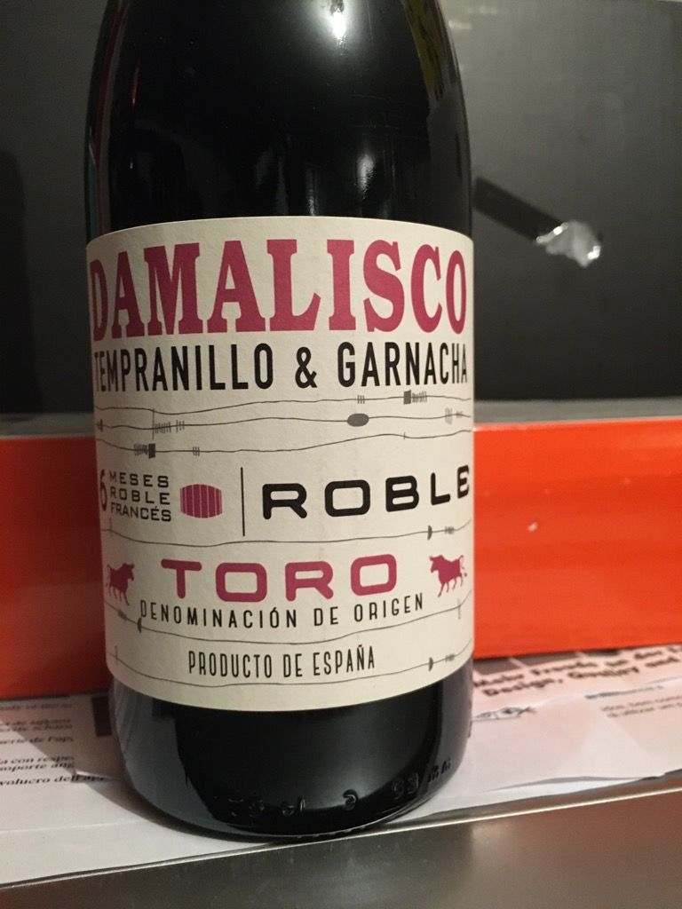 2020 Rodríguez y Sanzo Toro Damalisco Roble, Spain, Castilla y León ...