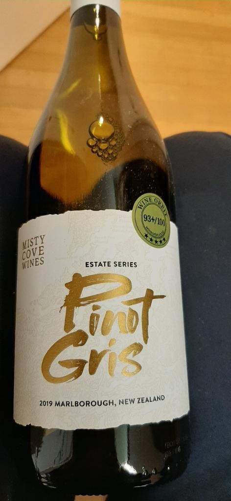2022 Misty Cove Pinot Gris, New Zealand, South Island, Marlborough ...
