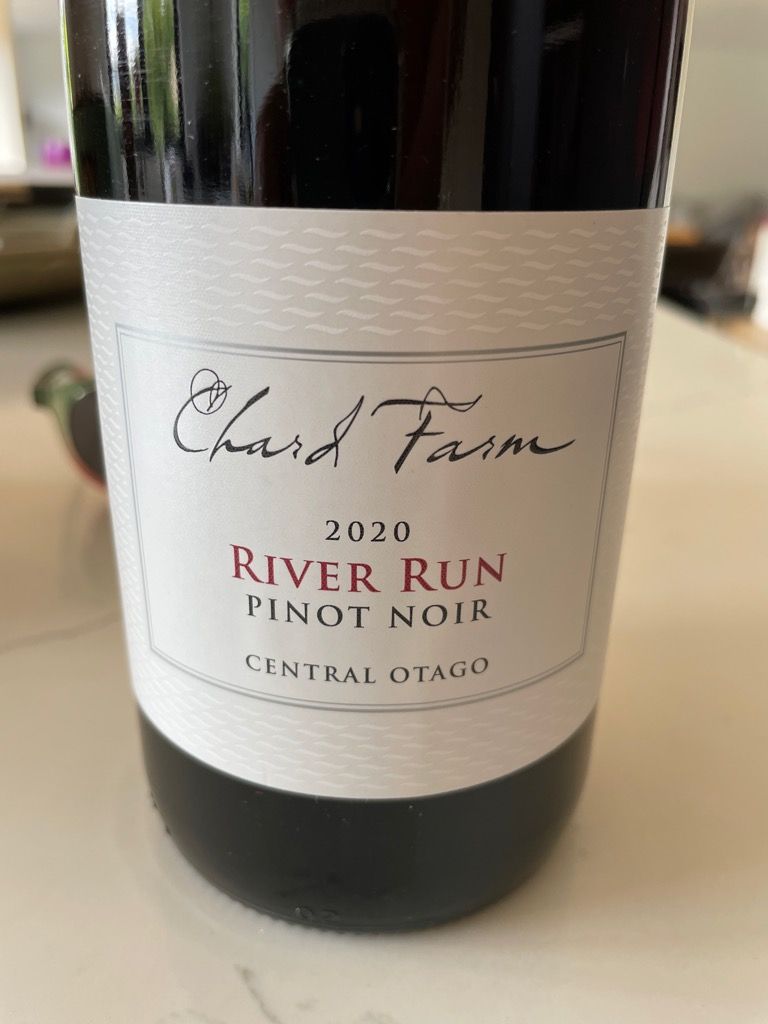 2020 Chard Farm Pinot Noir River Run, New Zealand, South Island, Otago ...