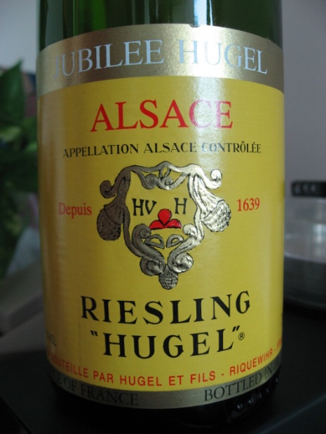 2005 Hugel Riesling Jubilee, France, Alsace - CellarTracker
