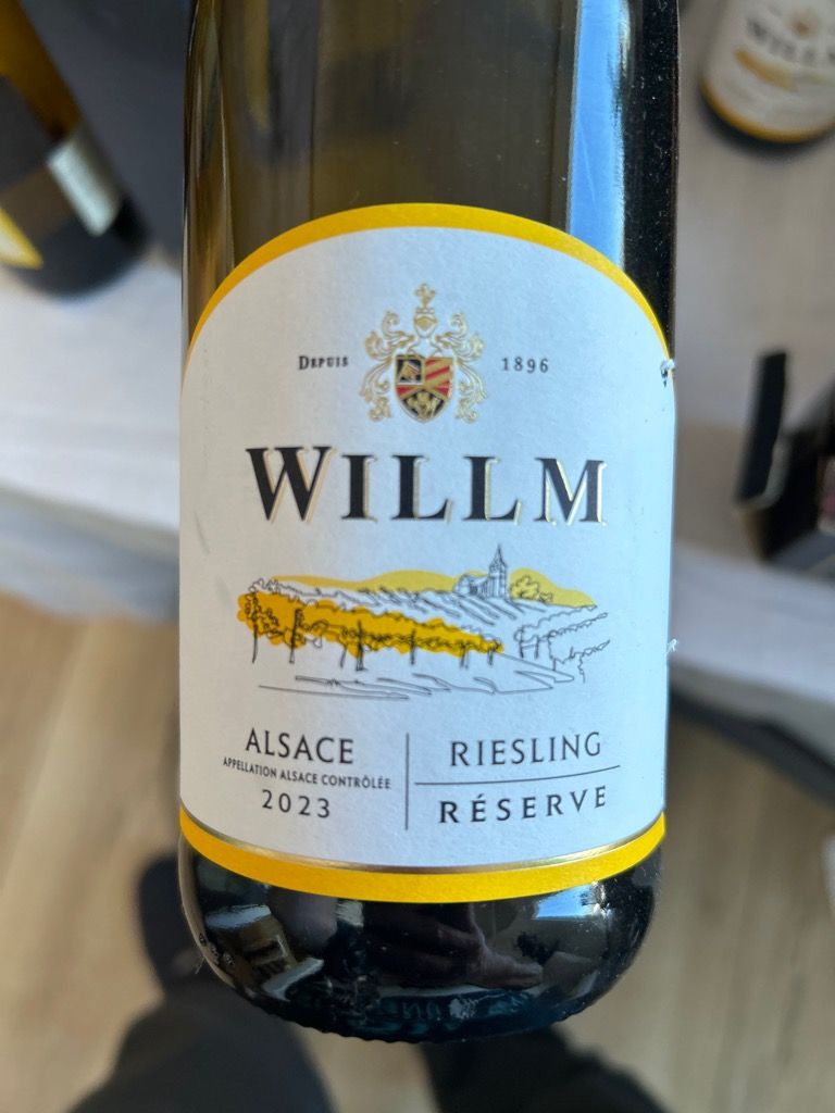 2023 Willm Riesling Reserve, France, Alsace - CellarTracker