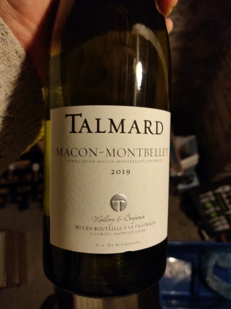2018 Mallory and Benjamin Talmard Mâcon-Montbellet La Bergerie, France ...