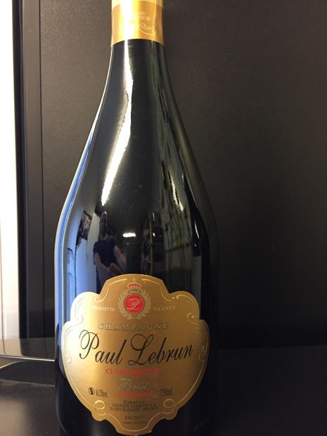 NV Paul Lebrun Champagne Cuvée Prestige Brut, France, Champagne ...