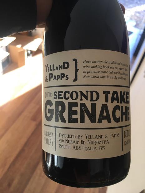 2016 Yelland & Papps Grenache Second Take, Australia, South Australia ...