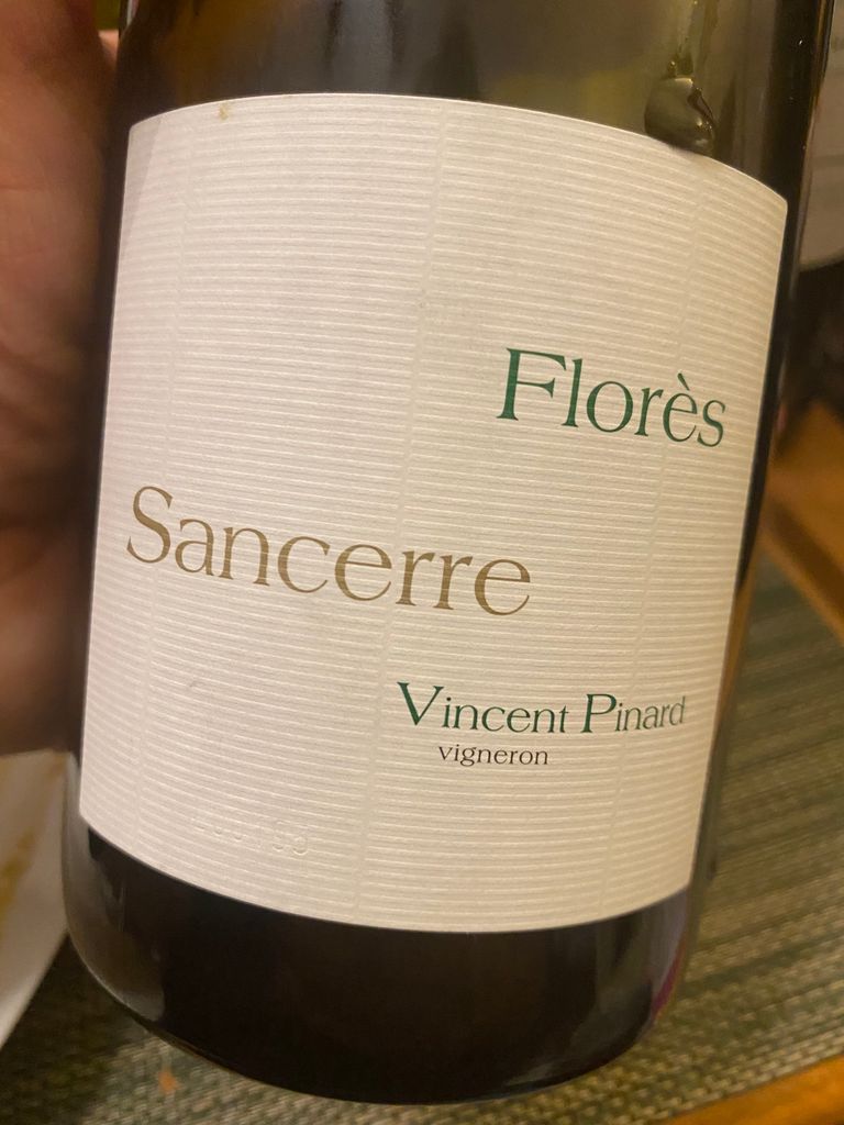 2019 Vincent Pinard Sancerre Cuvée Flores, France, Loire Valley, Upper ...