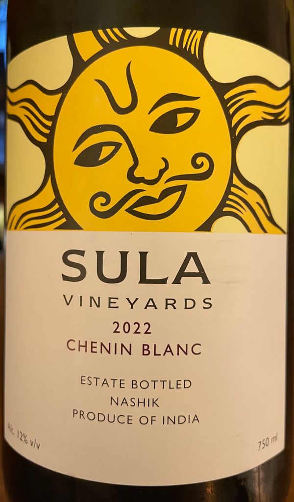2022 Sula Vineyards Chenin Blanc, India, Nashik - CellarTracker