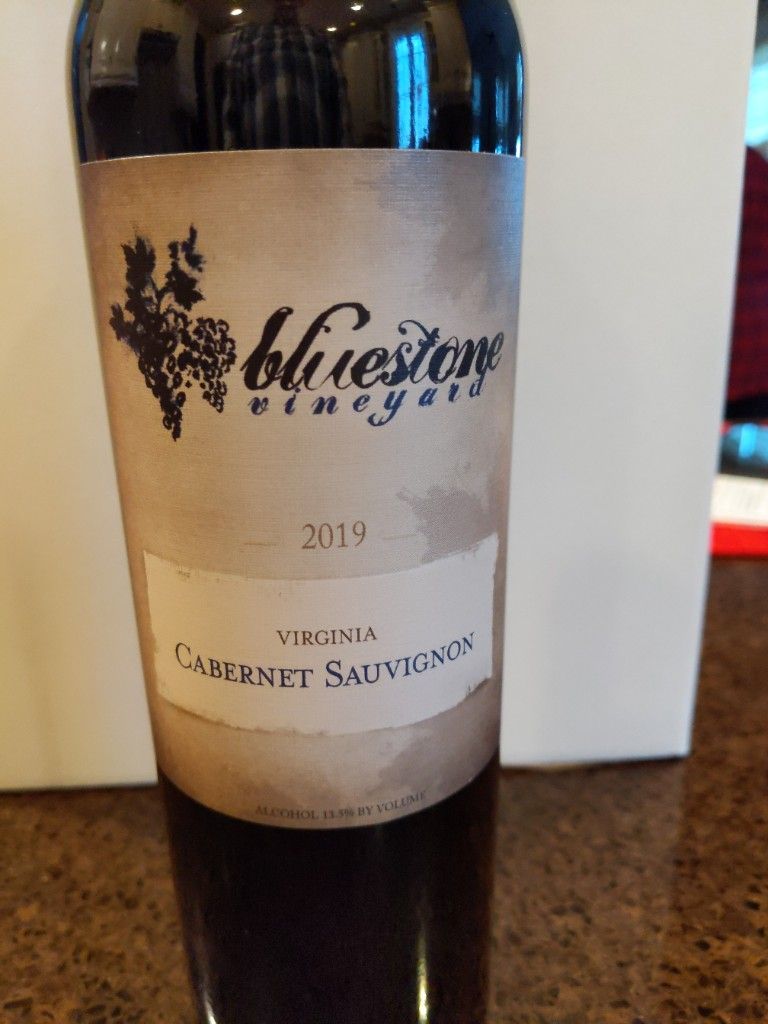 2019 Bluestone Vineyard Cabernet Sauvignon, USA, Virginia, Shenandoah ...