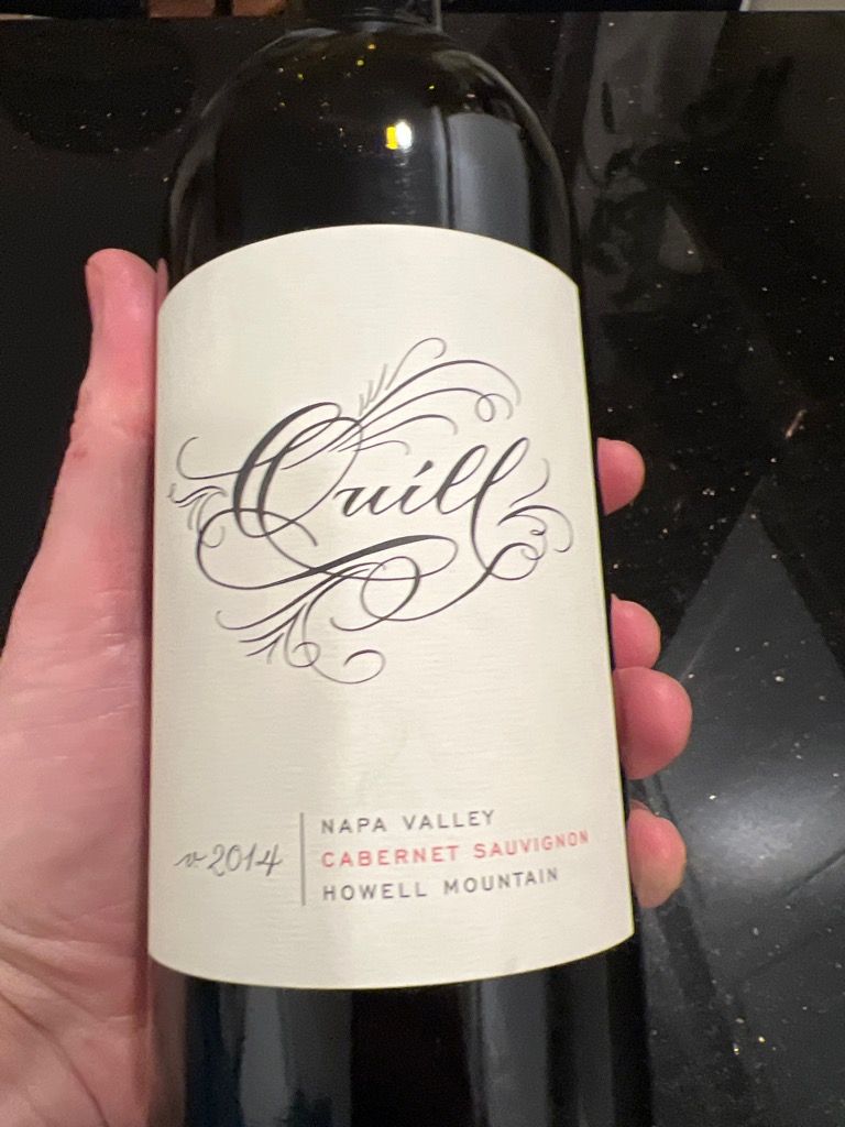 2015 Quill Wines Cabernet Sauvignon Howell Mountain, USA, California ...