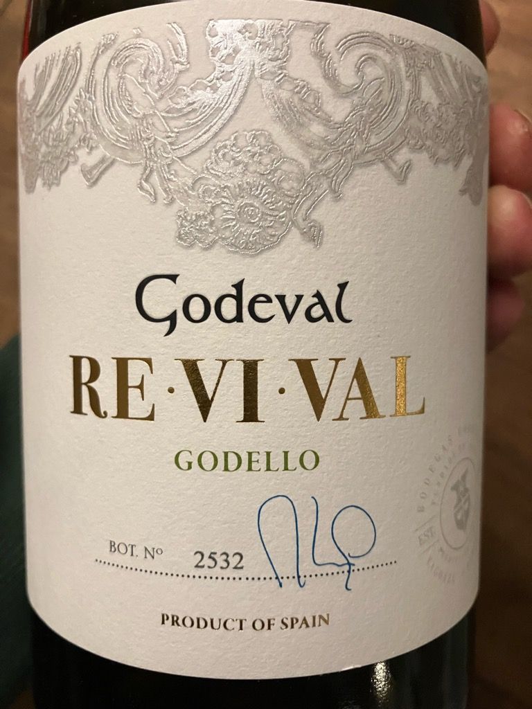 2020 Viña Godeval Godello Valdeorras Revival Pancho, Spain, Galicia ...