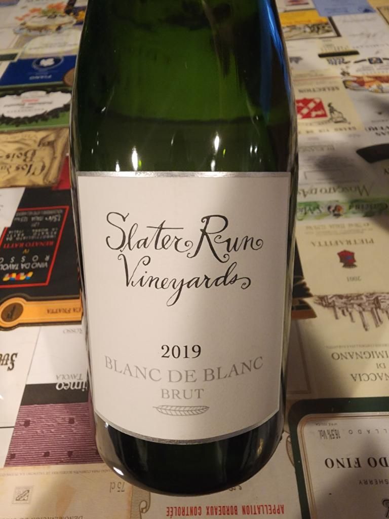 2019 Slater Run Vineyards Chardonnay Blanc de Blancs, USA, Virginia ...