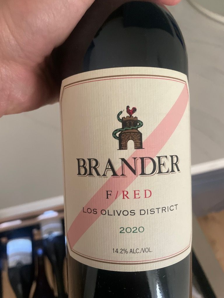 2020 Brander F/Red, USA, California, Central Coast, Santa Ynez Valley ...