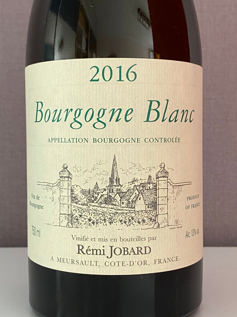 2016 Domaine Rémi Jobard Bourgogne Blanc, France, Burgundy, Bourgogne ...