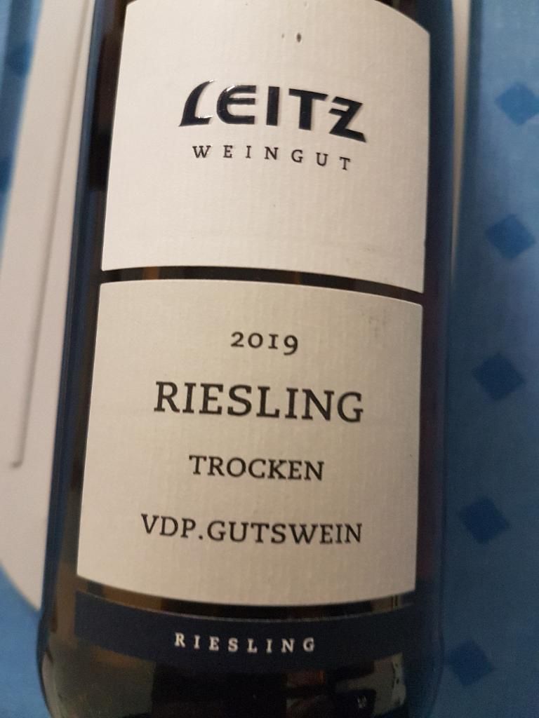 2019 Weingut Johannes Leitz Riesling, Germany, Rheingau - CellarTracker