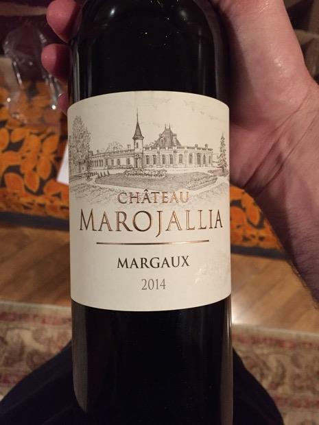 2014 Château Marojallia, France, Bordeaux, Médoc, Margaux - CellarTracker