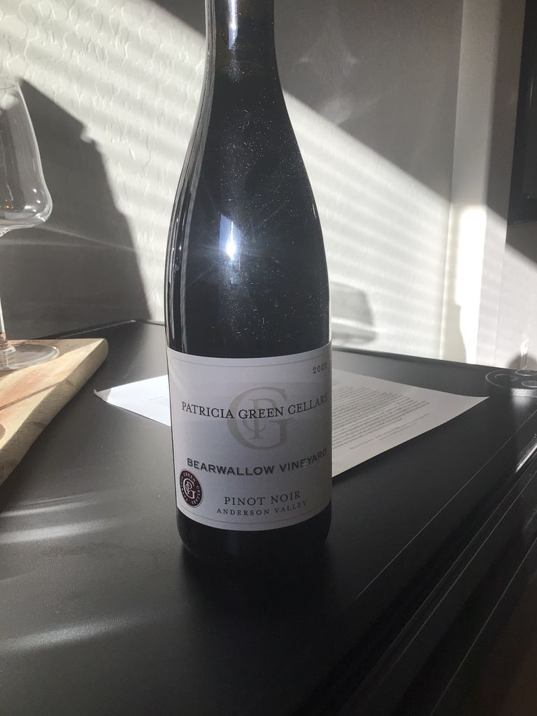 2022 Patricia Green Cellars Pinot Noir Bearwallow Vineyard, USA ...