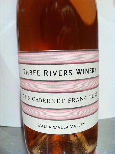 2014 Three Rivers Winery Cabernet Franc Rosé, USA, Washington, Columbia ...