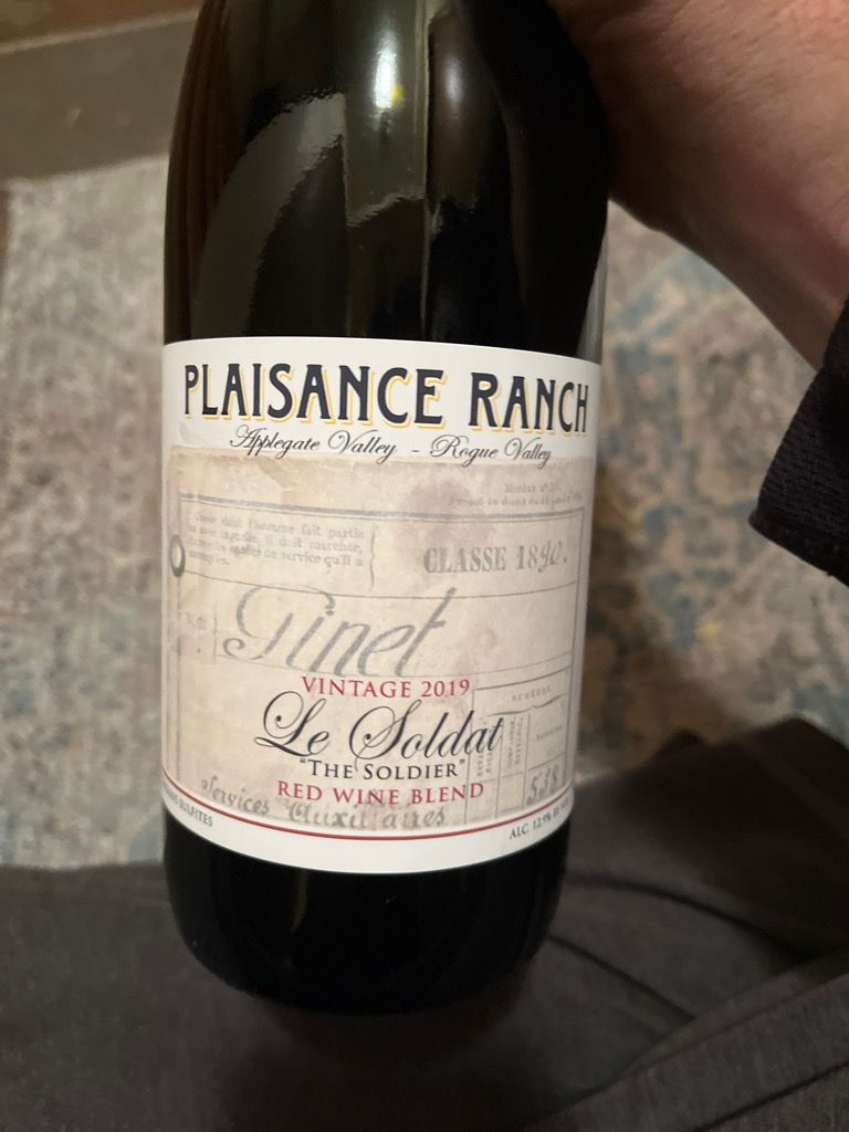 2019 Plaisance Ranch Le Soldat “The Soldier”, USA, Oregon, Southern ...