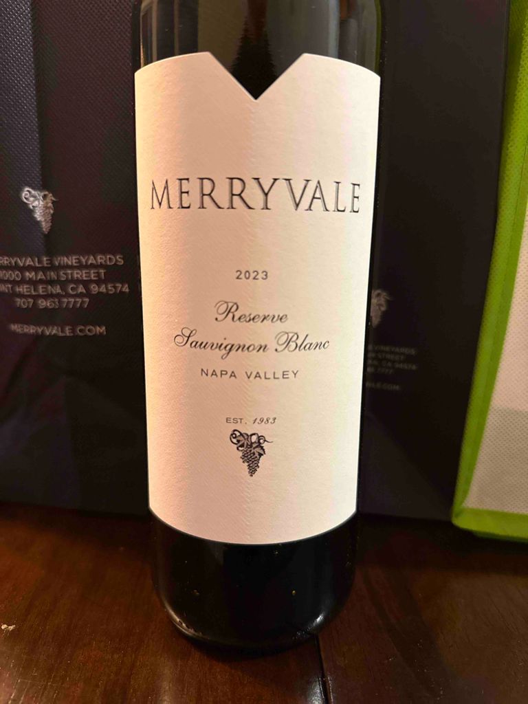 2023 Merryvale Sauvignon Blanc Reserve, USA, California, Napa Valley ...