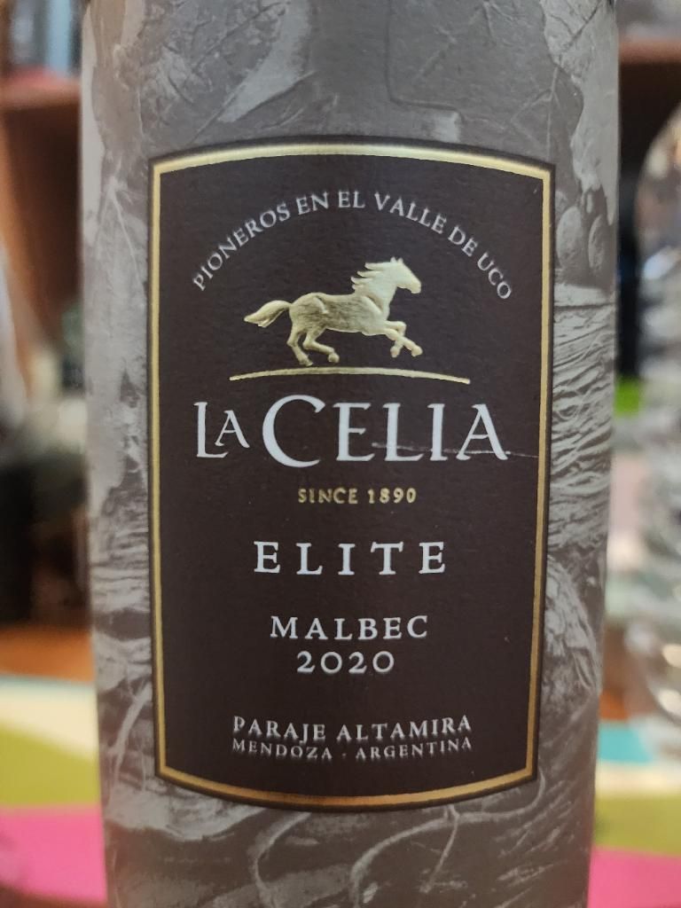 2021 Finca La Celia Malbec Elite, Argentina, Mendoza, Valle de Uco, Altamira - CellarTracker