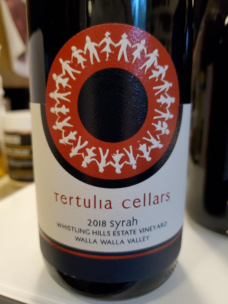 2018 Tertulia Cellars Syrah Estate Whistling Hills, USA, Washington ...