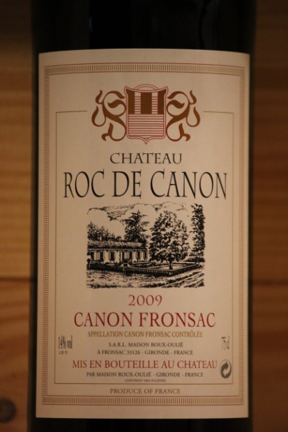2009 Château Roc de Canon, France, Bordeaux, Libournais, Canon-Fronsac ...
