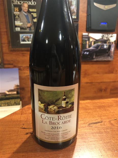 2016 Christophe Billon Côte-Rôtie La Brocarde, France, Rhône, Northern ...