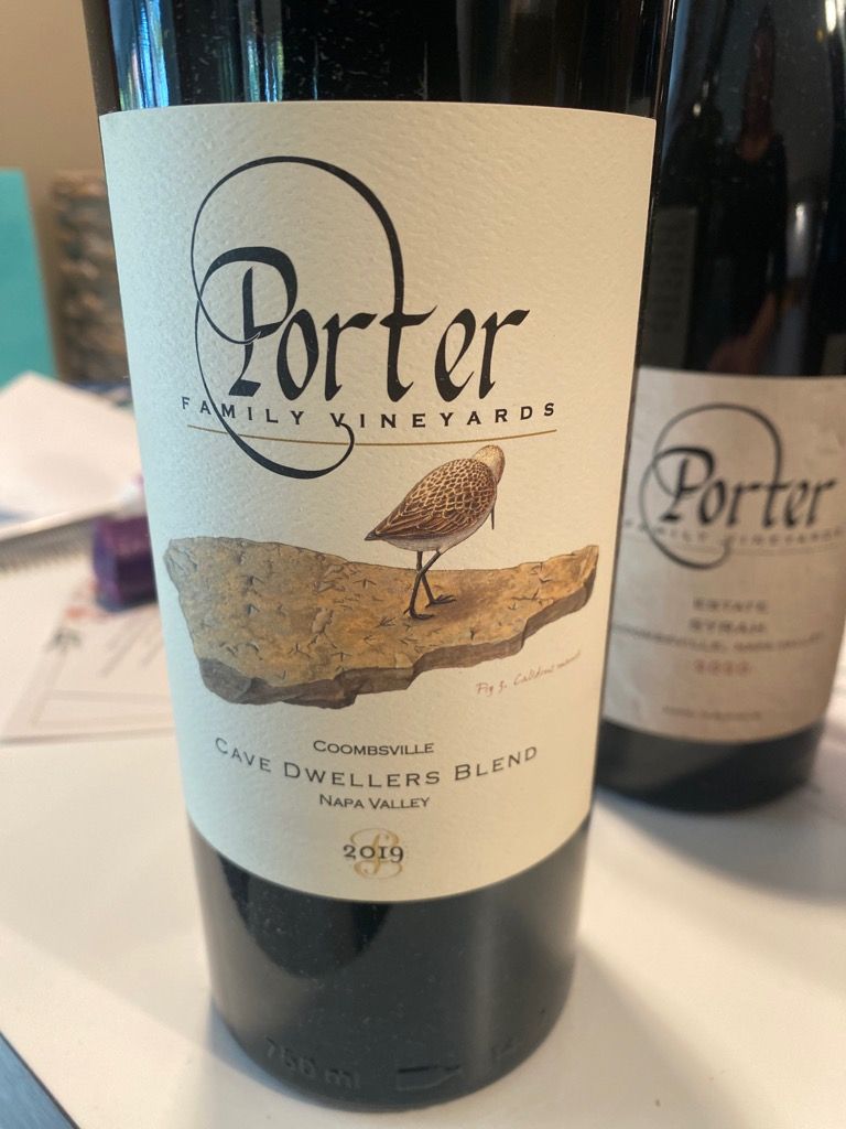 2019 Porter Family Vineyards Cave Dwellers Blend Napa Valley, USA ...