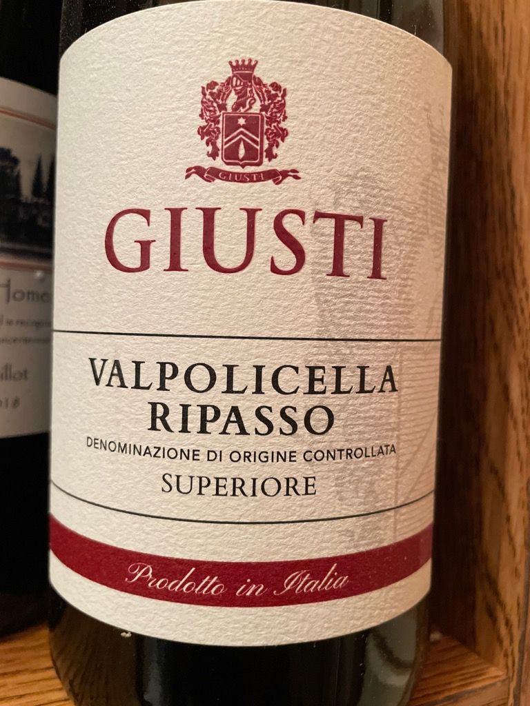 2019 Giusti Ripasso della Valpolicella Superiore, Italy, Veneto ...