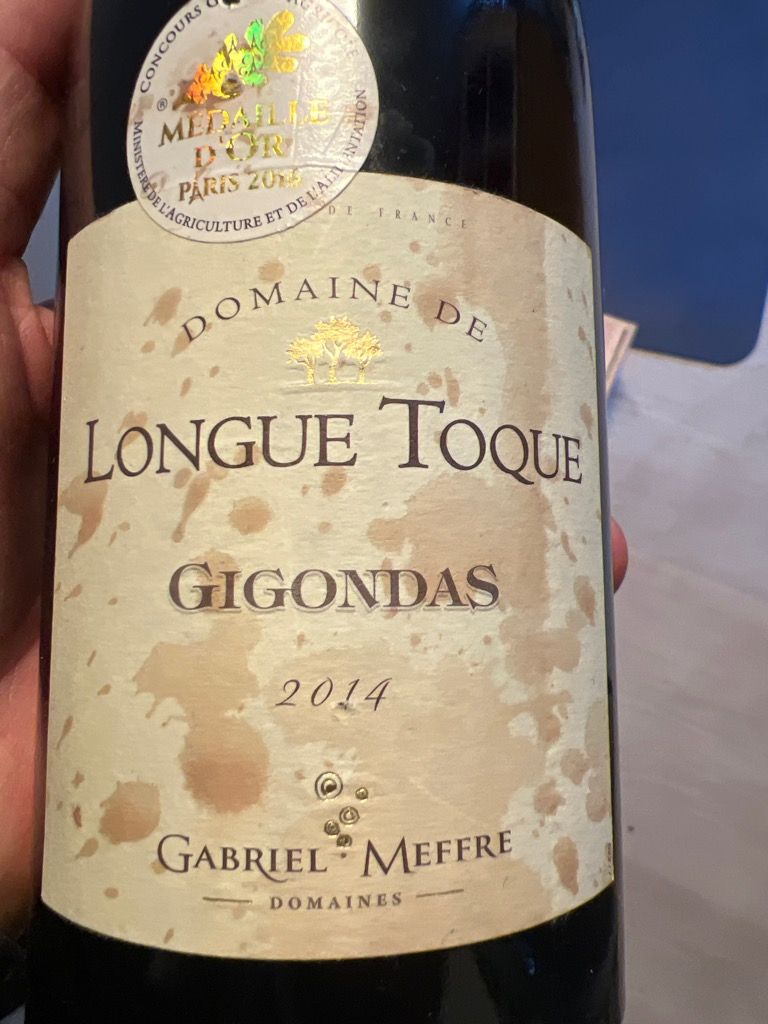 2014 Domaine de Longue Toque Gigondas Hommage a Gabriel Meffre, France ...
