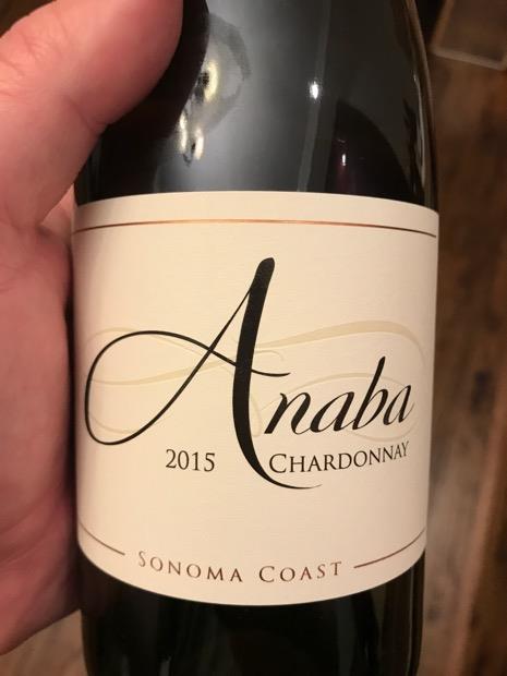 2015 Anaba Chardonnay, USA, California, Napa / Sonoma, Carneros ...