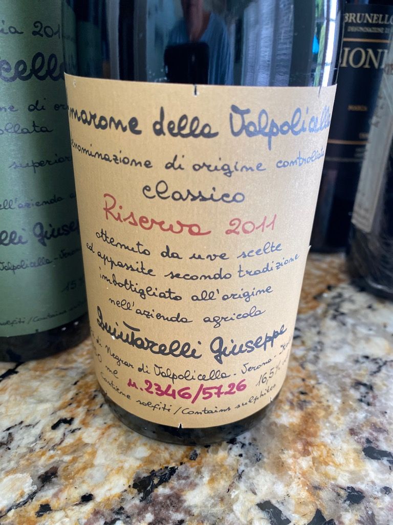 2011 Giuseppe Quintarelli Amarone della Valpolicella Classico Riserva ...
