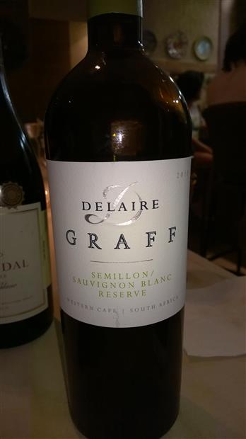 2010 Delaire Graff White Reserve, South Africa, Coastal Region ...