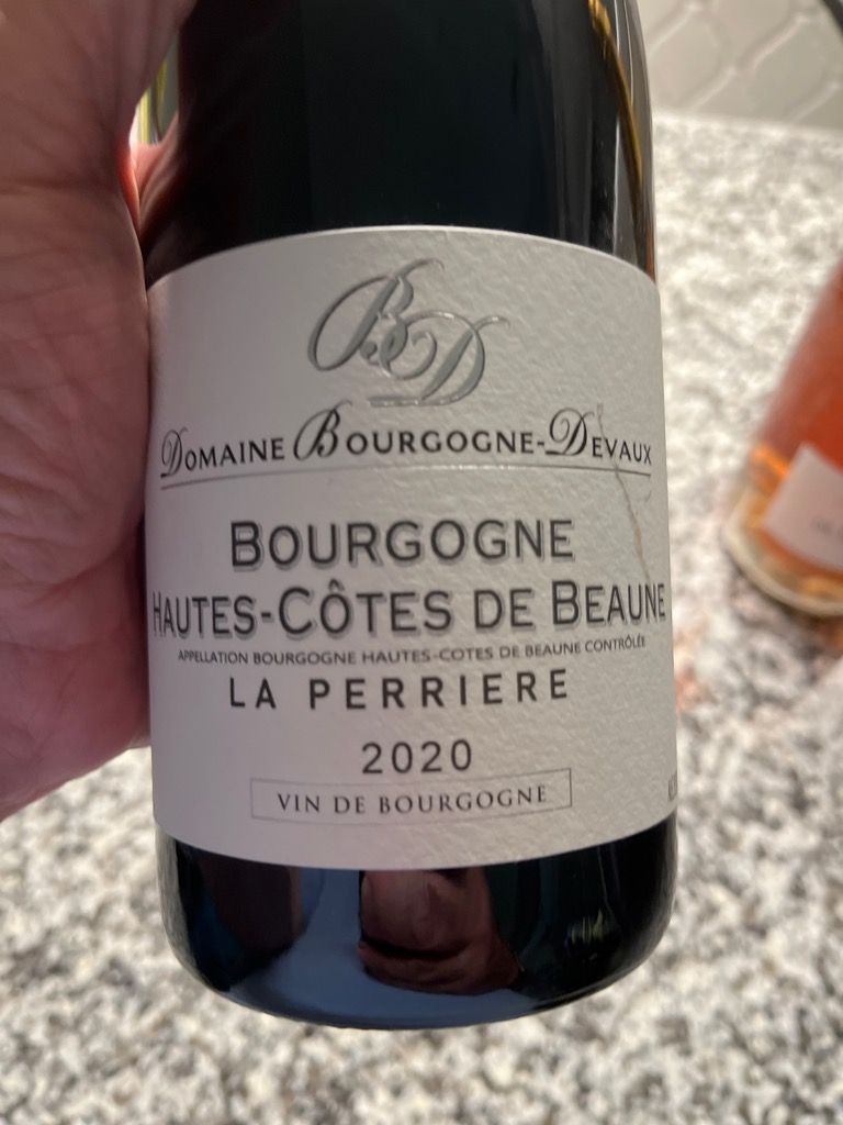 2020 Domaine Bourgogne-Devaux Bourgogne Hautes-Côtes de Beaune La ...