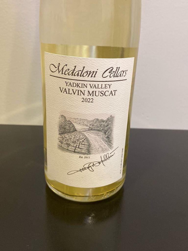 2022 Medaloni Cellars Valvin Muscat Signature Series, USA, North ...