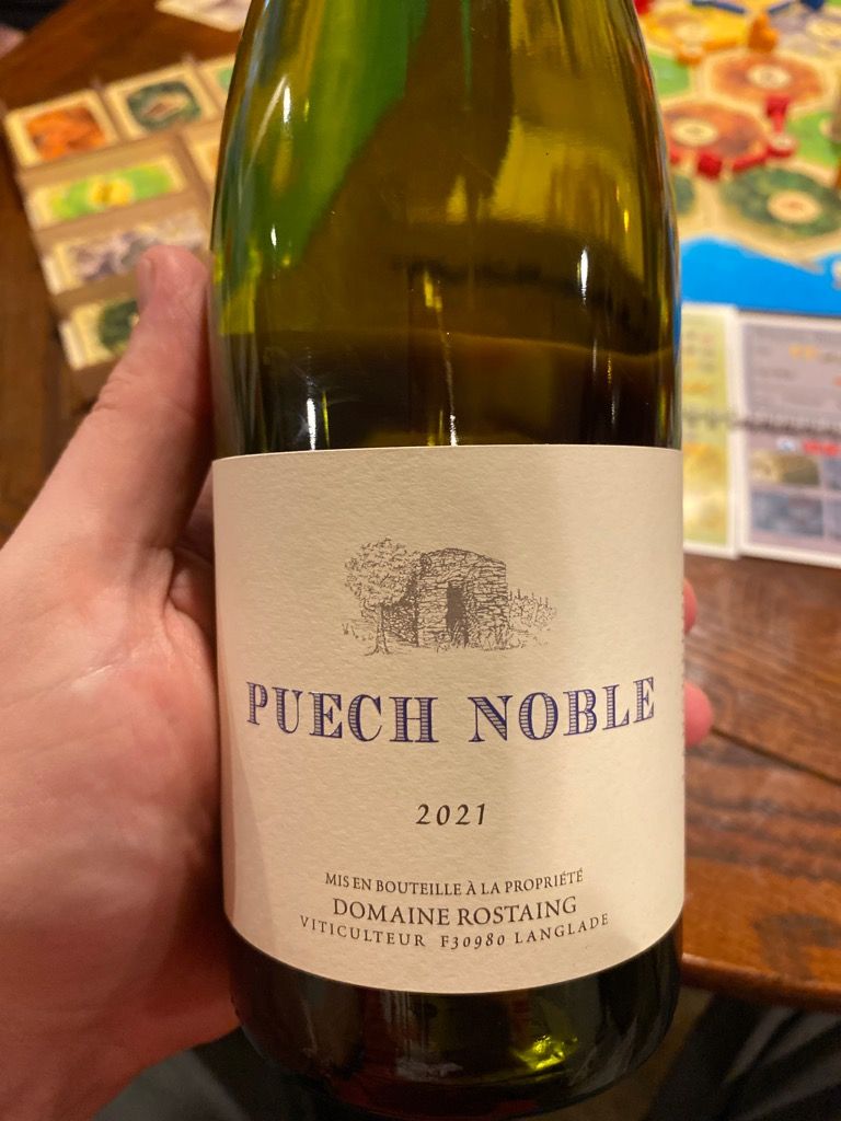 2021 Rene Rostaing Coteaux du Languedoc Puech Noble Blanc, France ...