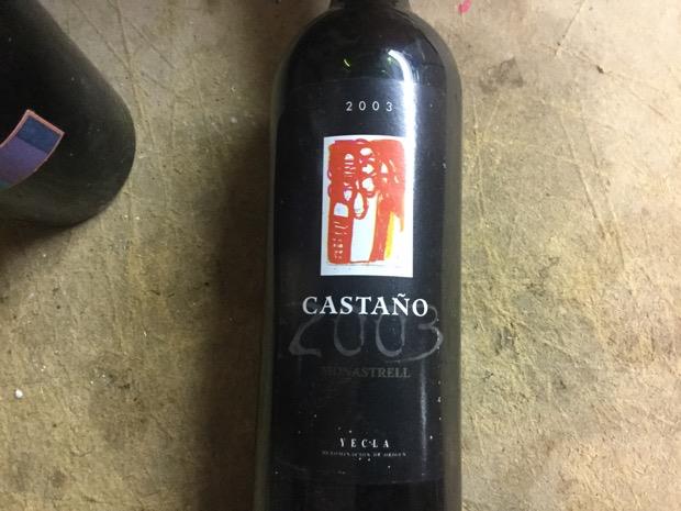 2003 Bodegas Castaño Monastrell Yecla La Casona de Castano Old Vines ...