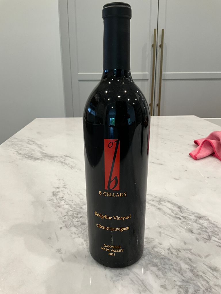 2021 B Cellars Cabernet Sauvignon Bridgeline Vineyard Oakville, USA ...