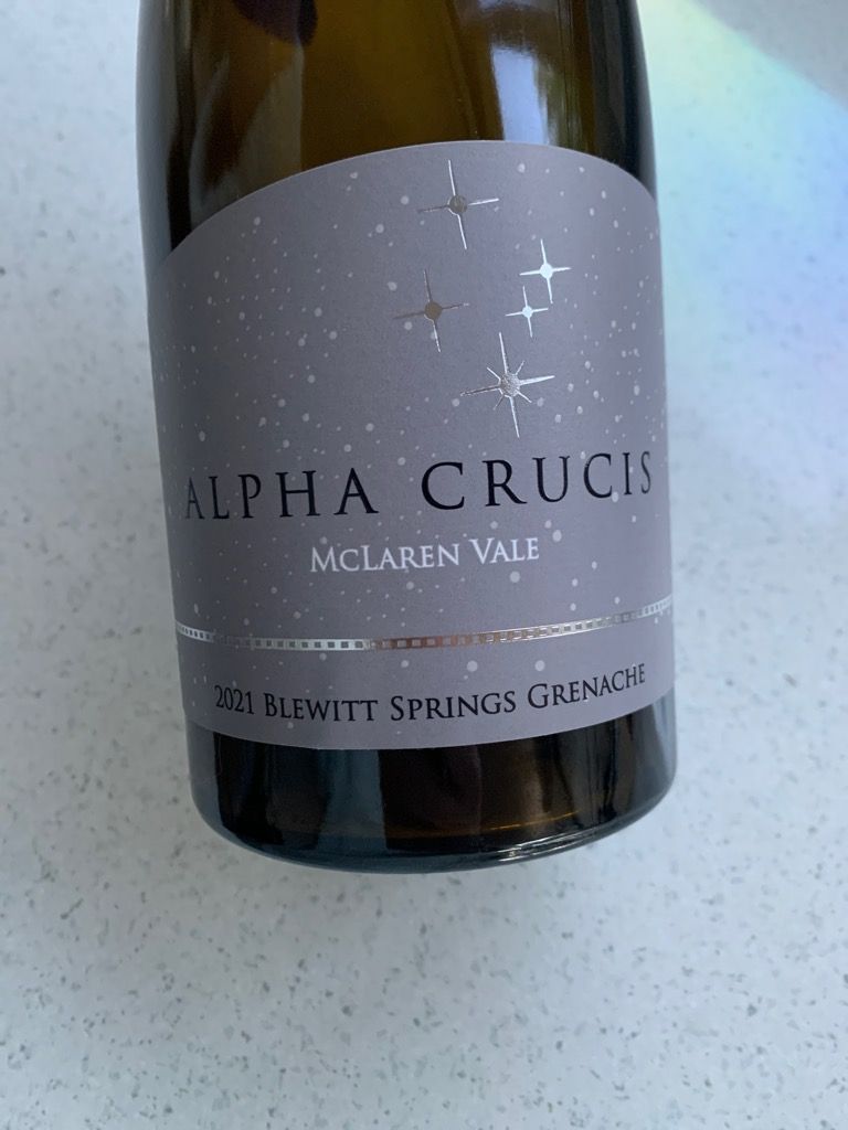 2022 Chalk Hill Wines Alpha Crucis Old Vine, Australia, South Australia ...