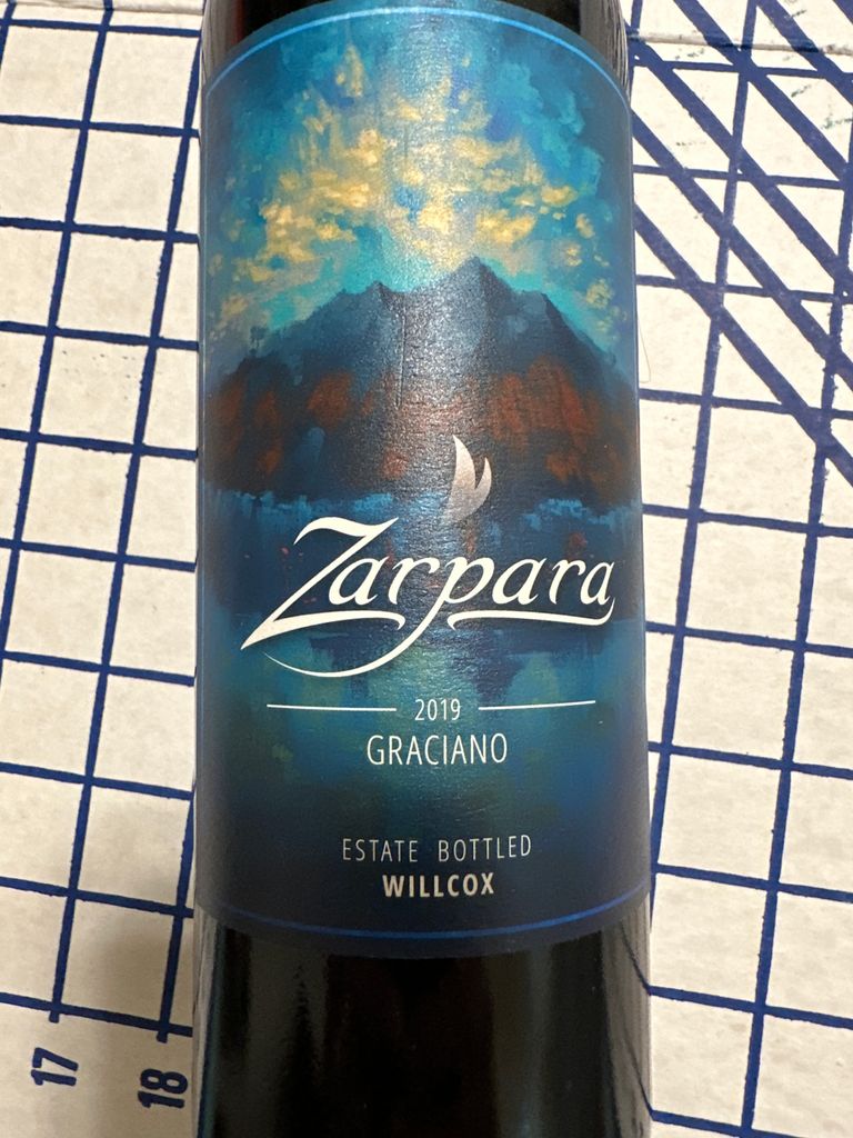 2022 Zarpara Graciano, USA, Arizona, Cochise County - CellarTracker