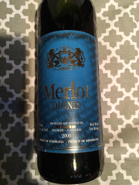 1996 Dionis Club Merlot Dionis Collection, Moldova - CellarTracker