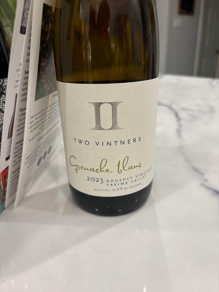 2023 Two Vintners Grenache Blanc Yakima Valley, USA, Washington ...
