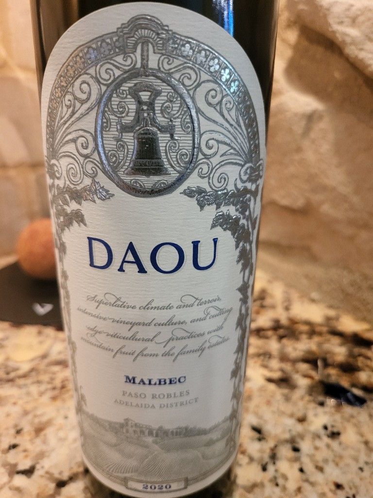 2020 Daou Vineyards Malbec Estate, USA, California, Central Coast, Paso ...