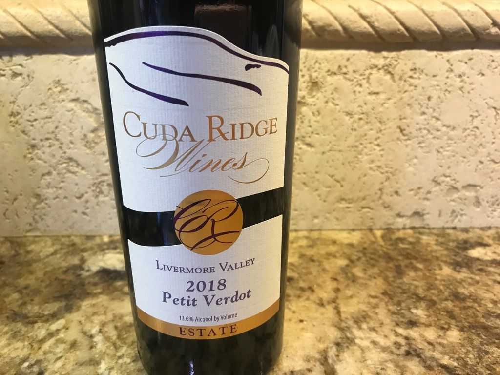 2018 Cuda Ridge Wines Petit Verdot Estate, USA, California, San ...