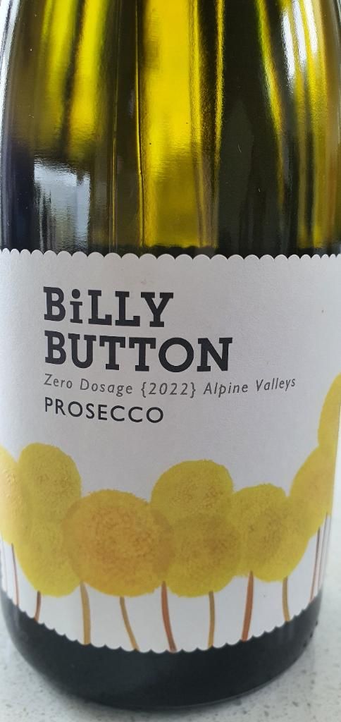 2022 Billy Button Prosecco Zero Dosage, Australia, Victoria, North East ...