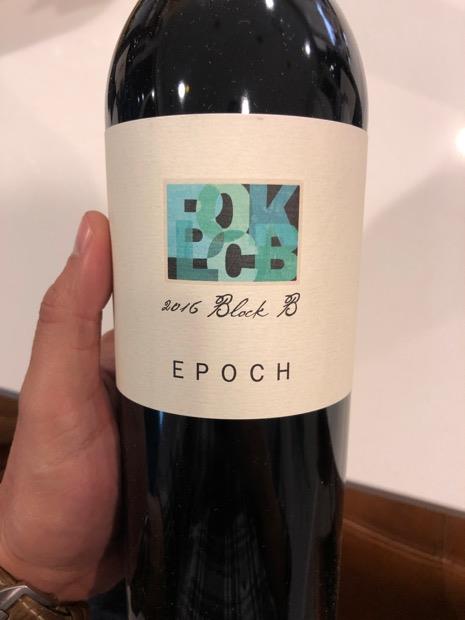 2016 Epoch Estate Wines Syrah Block B Paderewski Vineyard, USA ...