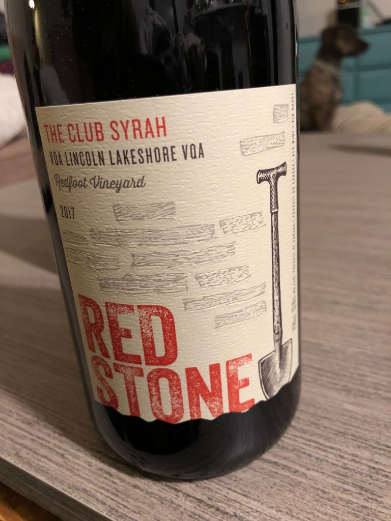 2017 Redstone Winery Syrah The Club Redfoot Vineyard, Canada, Ontario ...
